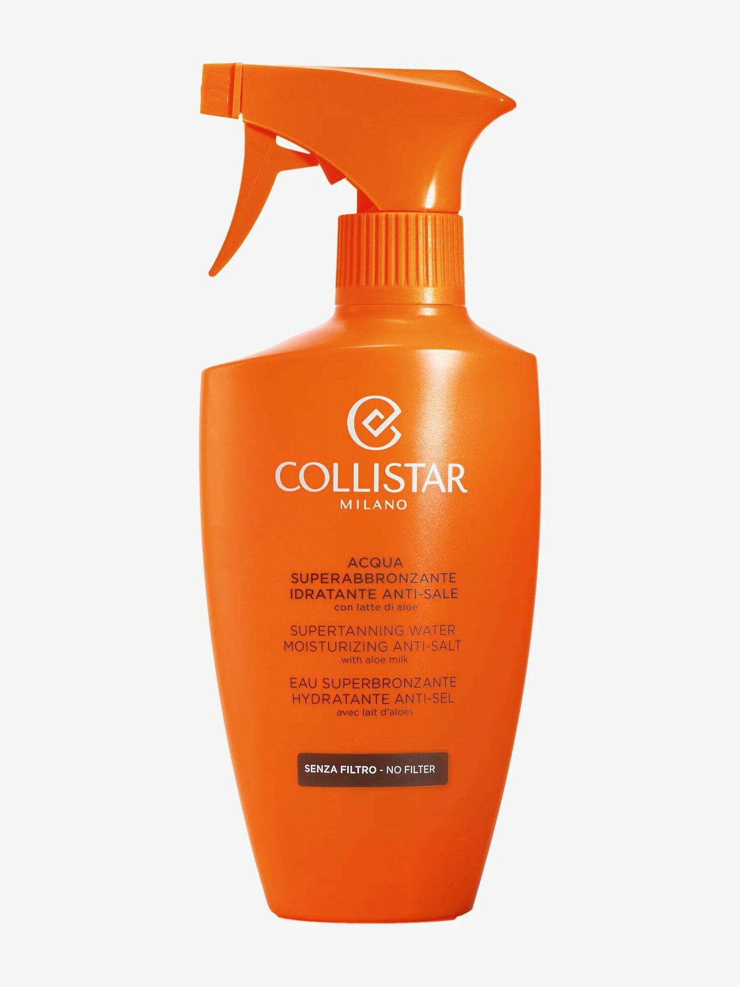 SPF0 Увлажняющий спрей для загара "Антисоль" Collistar "Supertanning Water Moisturizing ANTI-SALT", 400 мл