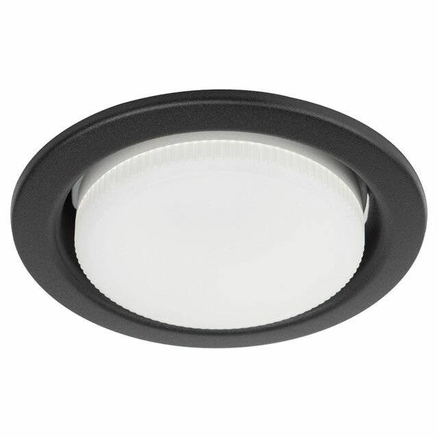 Светильник встраиваемый ЭРА Luna KL35 GX53 черный матовый