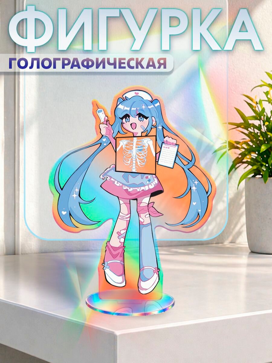 Акриловая фигурка хатсунэ мику медсестра секай