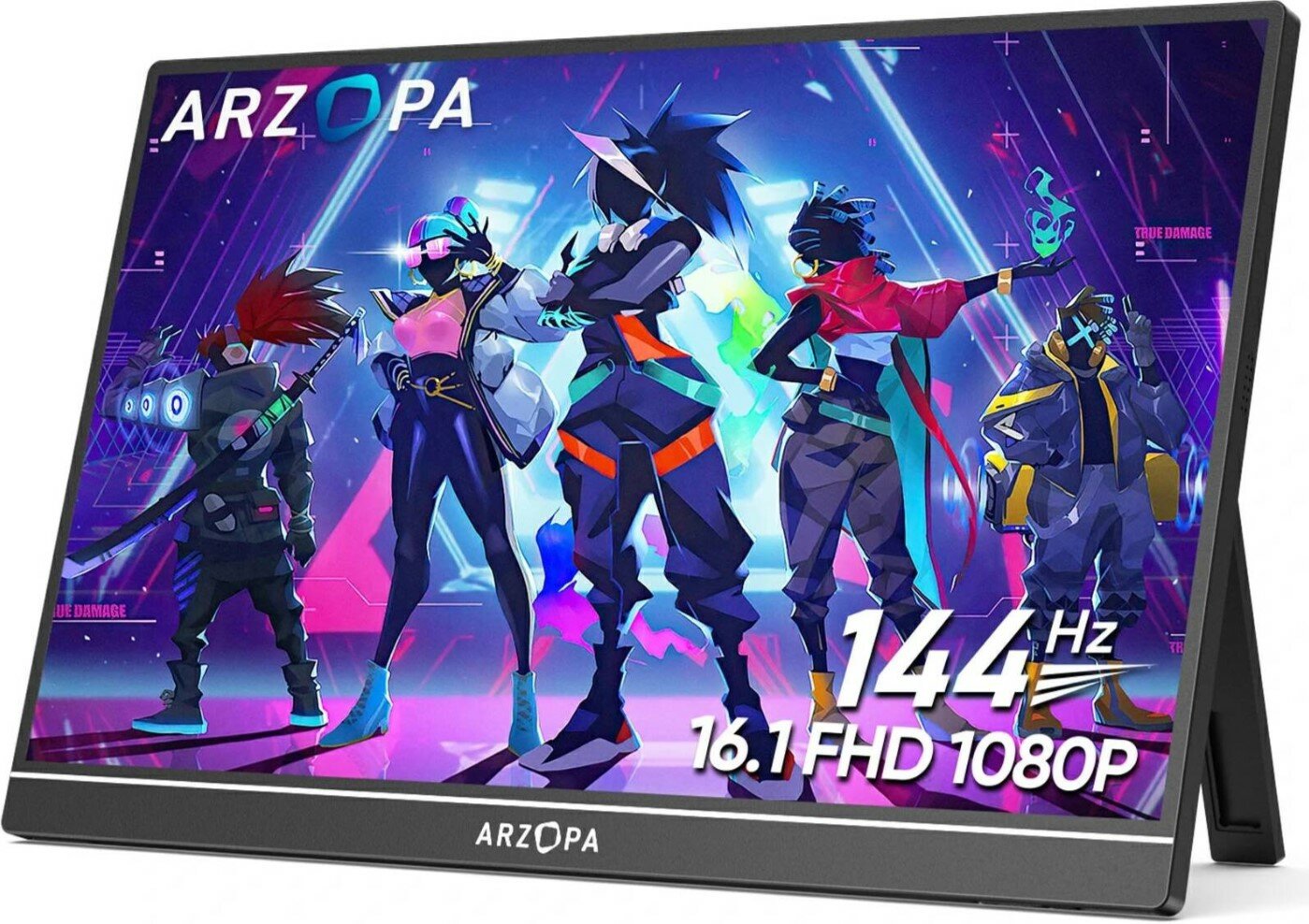 Портативный монитор 16.1" Arzopa Z1FC (IPS, 1920x1080, 144Hz, 300cd/m2), серый
