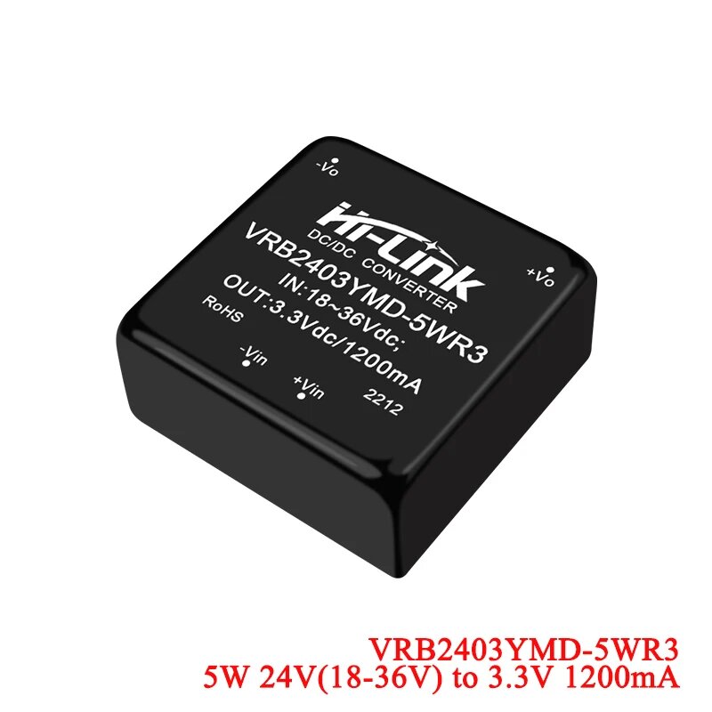 DC-DC преобразователь VRB2403YMD-5WR3 18-36V to 3.3V 1200mA