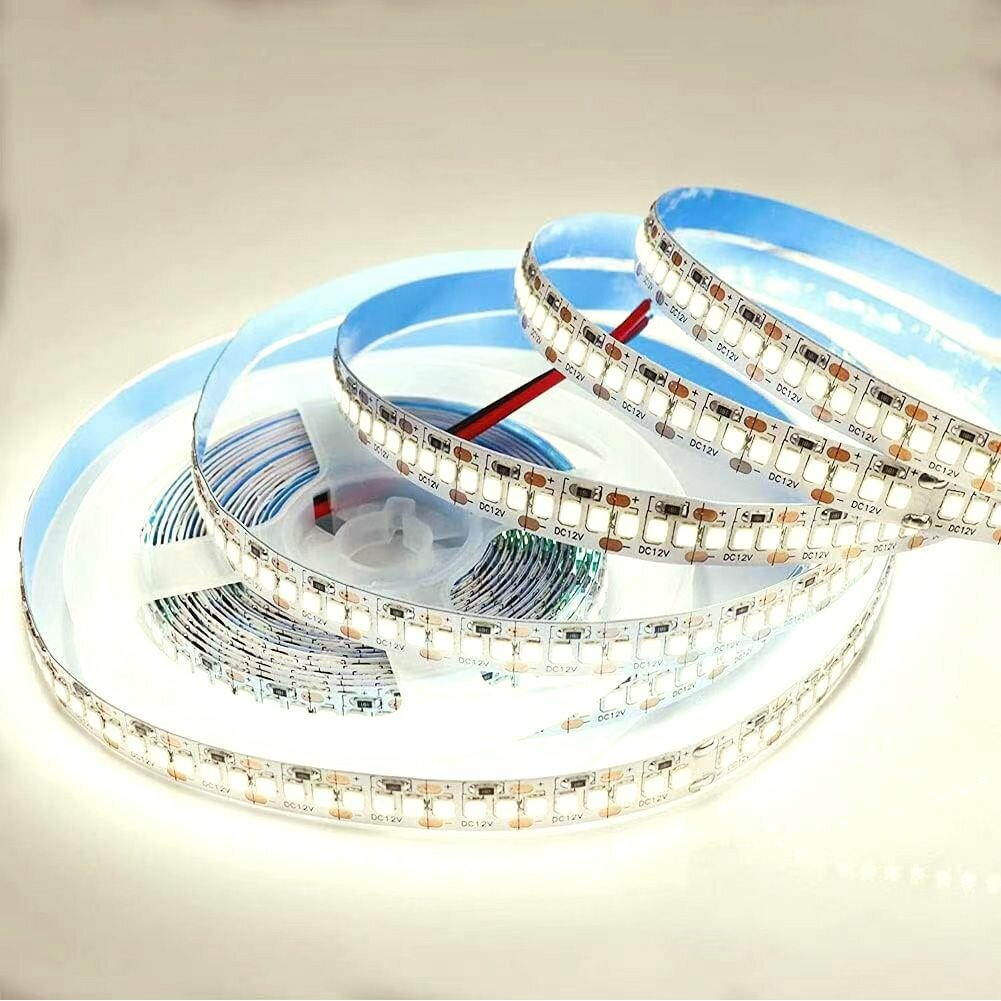 Светодиодная лента Apeyron 00-515, 24В, 14.4Вт/м, 3000К, smd2835, IP20, ширина подложки 8мм, длина 5м