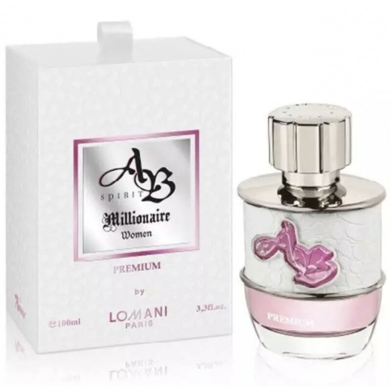 Lomani Парфюмерная вода для женщин Ab Spirit Millionaire Women Premium цветочный, восточный, спрей 100 мл