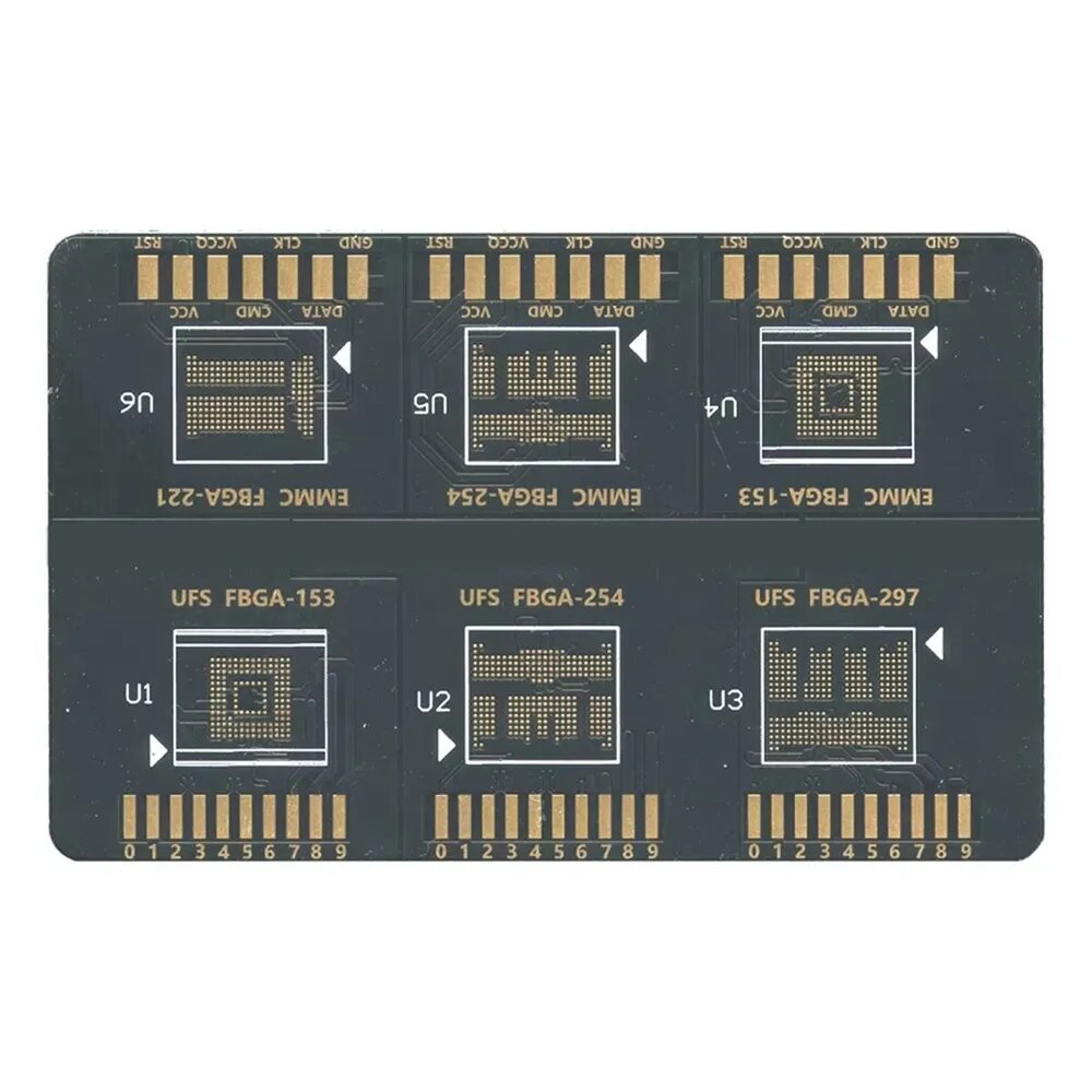 Плата Flash 64 BGA ISP FBGA 153 254 297 Для F64 Lite Ultra Box