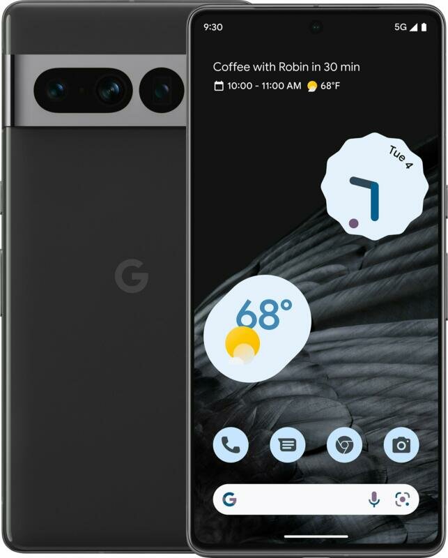 Смартфон Google Pixel 7 Pro, 12/512Gb US, Obsidian (Черный)