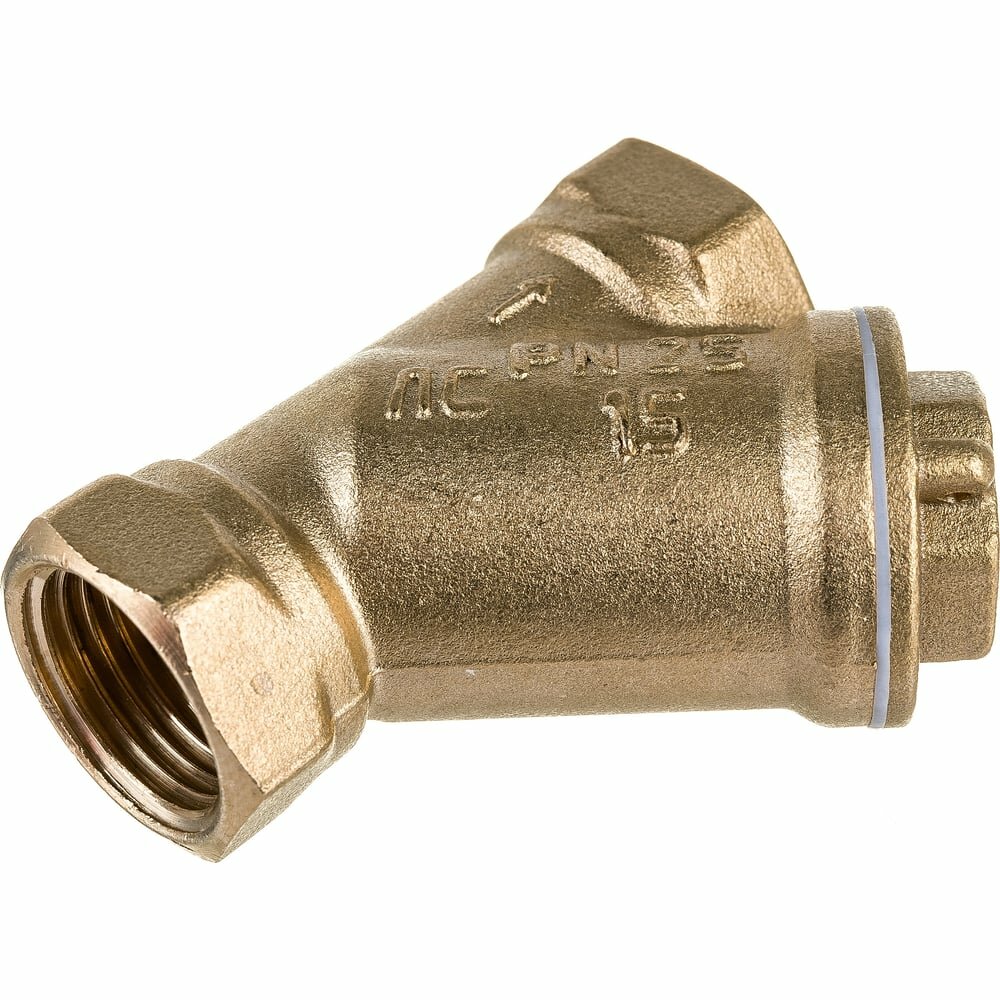 Сетчатый фильтр для воды VALFEX 1/2" ВР/ВР латунный, под пломбу 46Б5фт1 VF.192. L00.012. Bir