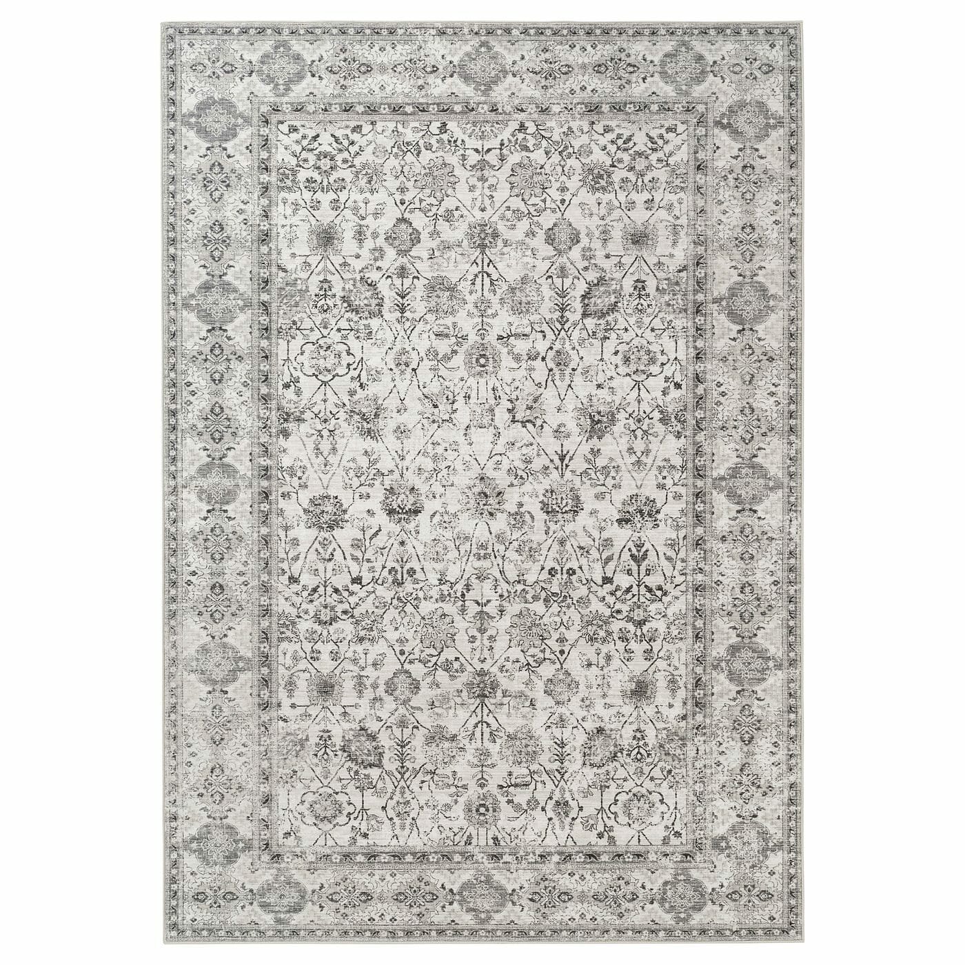 Ковер IKEA LOKALTAG, бежево-серый, 160x230 см 106.232.20