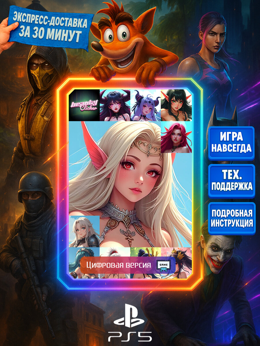 Beauty Clicker Avatar Bndl. PS5 | Моментальная доставка | Английский язык | Музыка и ритм