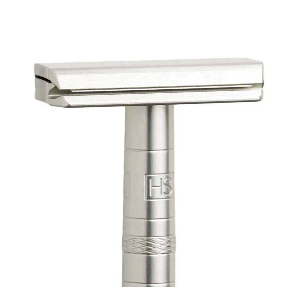 Henson Shaving Т-образная бритва AL13, серебристая, Medium ++ (последняя версия)