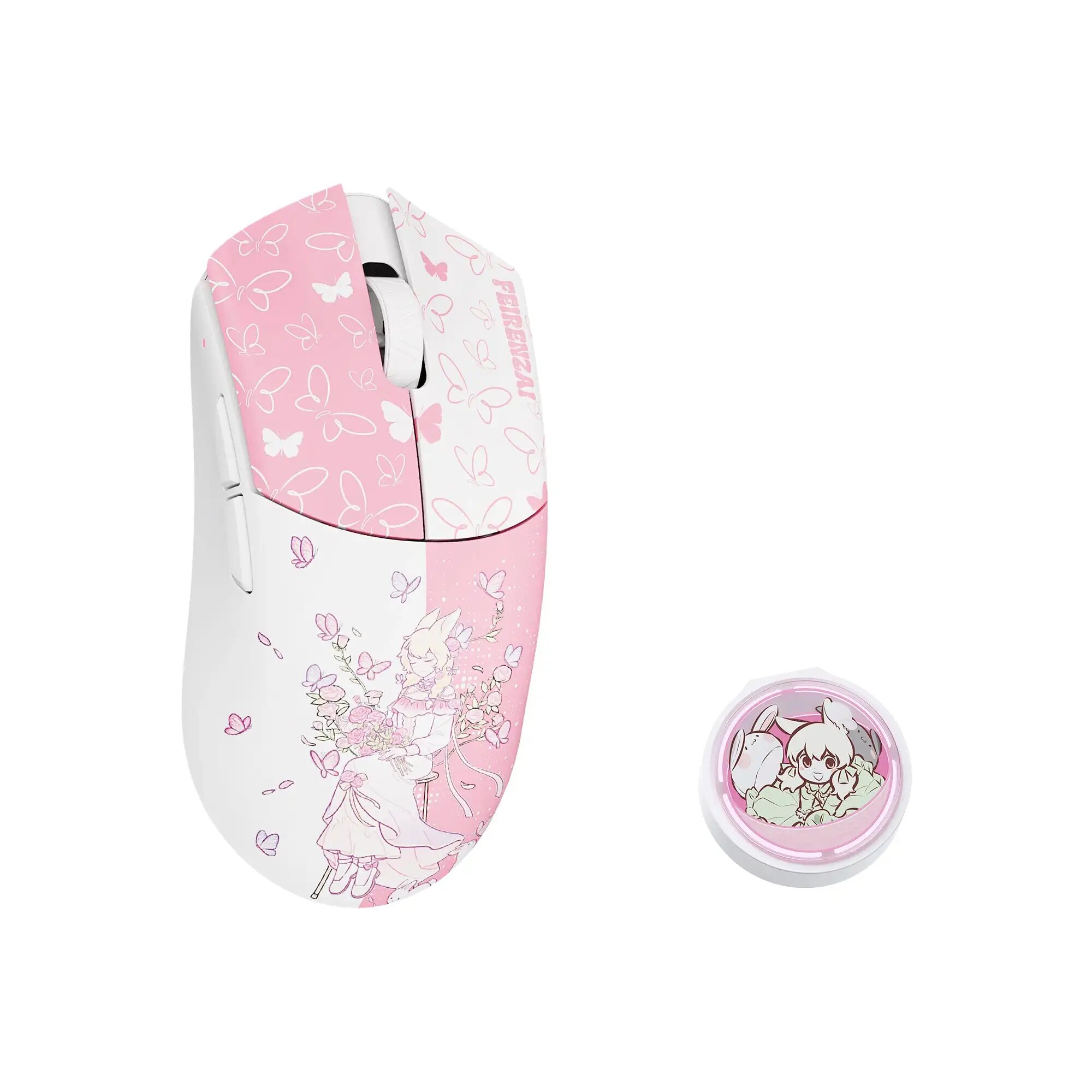 WLMOUSE × FEIRENZAI BEAST G Mini Беспроводная игровая мышь M- XY Pink