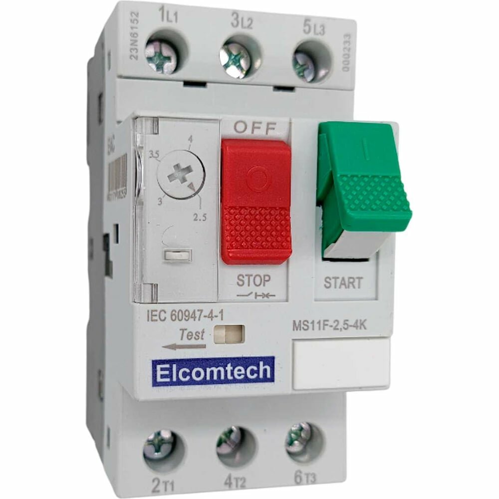 Мотор-автомат ELCOMTECH MS11F-2,5-4K
