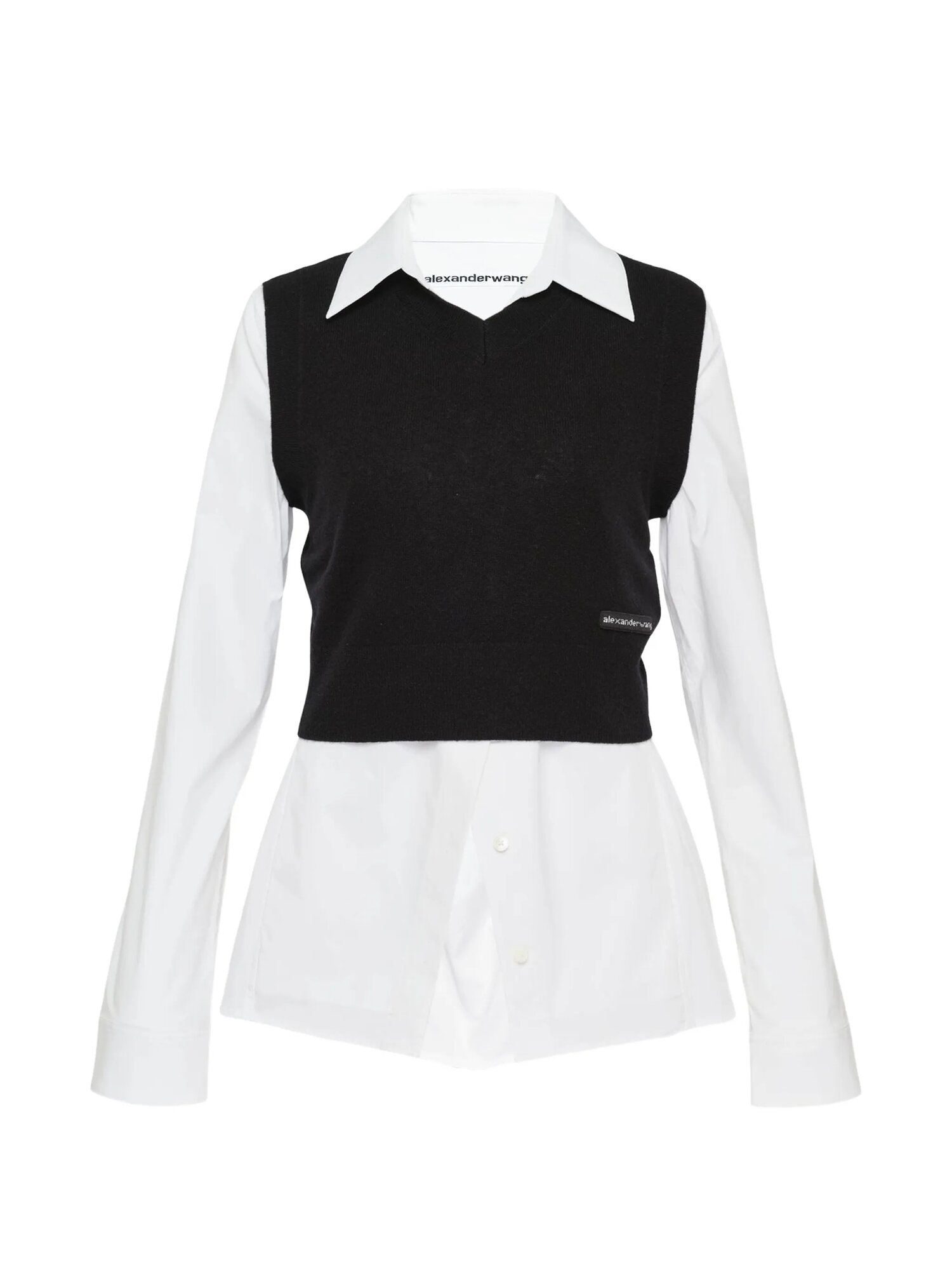 Рубашка Layered long-sleeve shirt