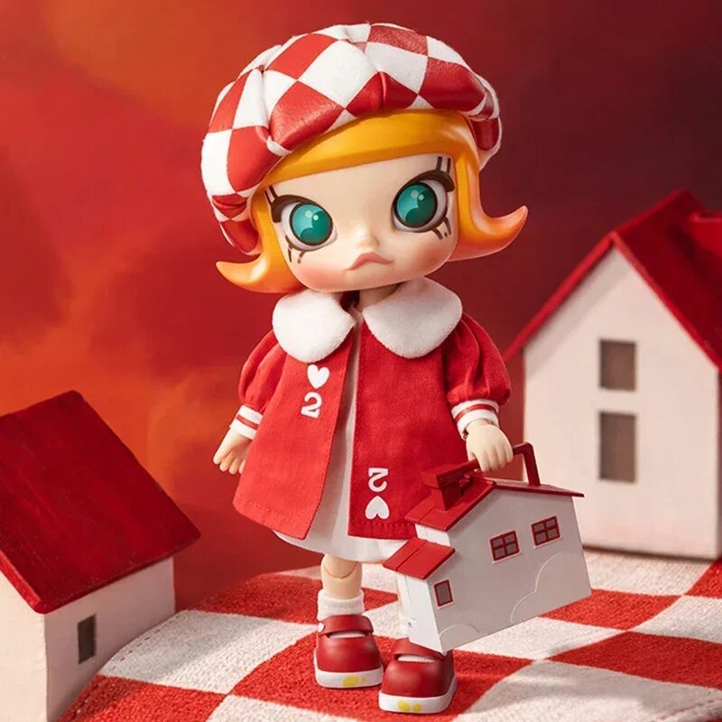POP MART Molly 20th Anniversary Blind Box RED-ROOFED COTTAGE