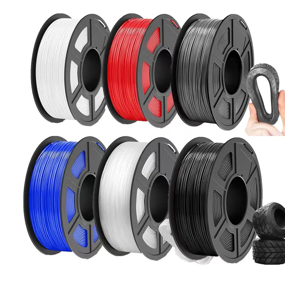 MANLANG Филамент TPU 1.75 мм серый 250 г tpu 6colors