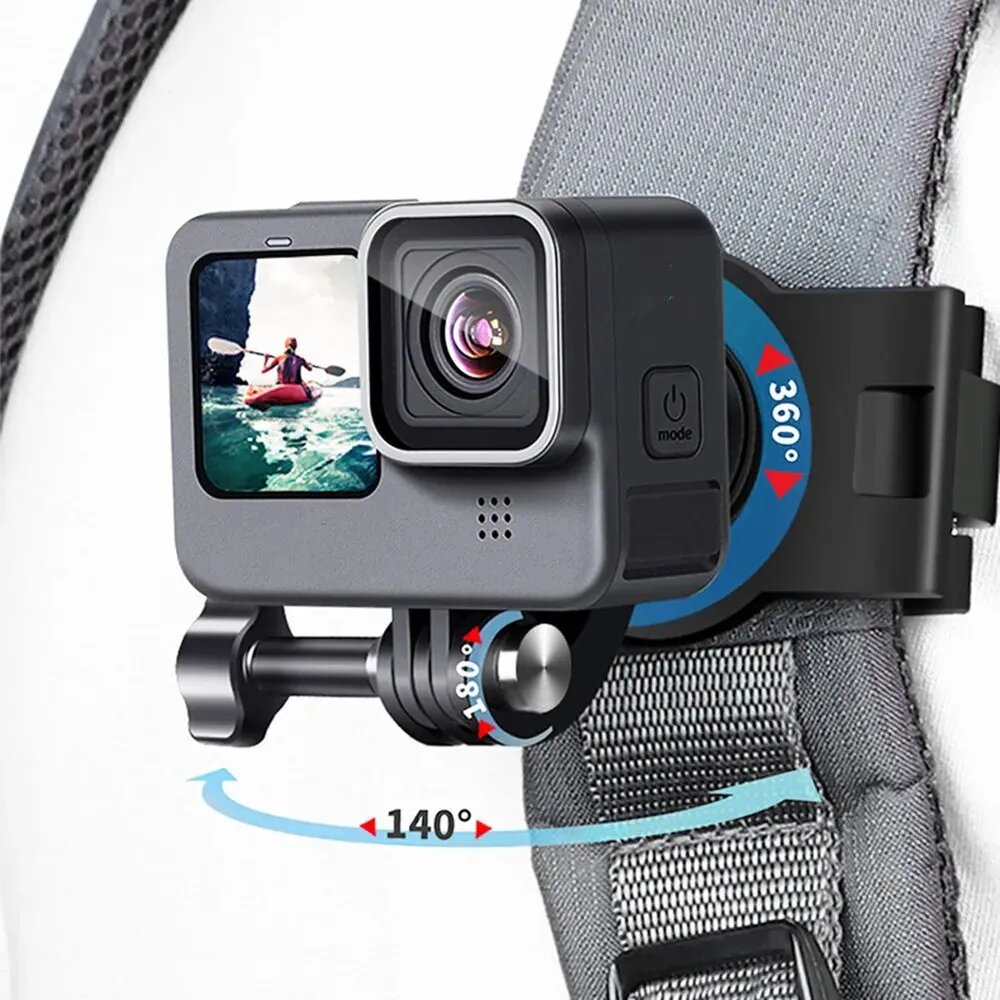 Крепление на ремень, или лямку рюкзак с выносом для экшн-камер Gopro/ dji/ insta360