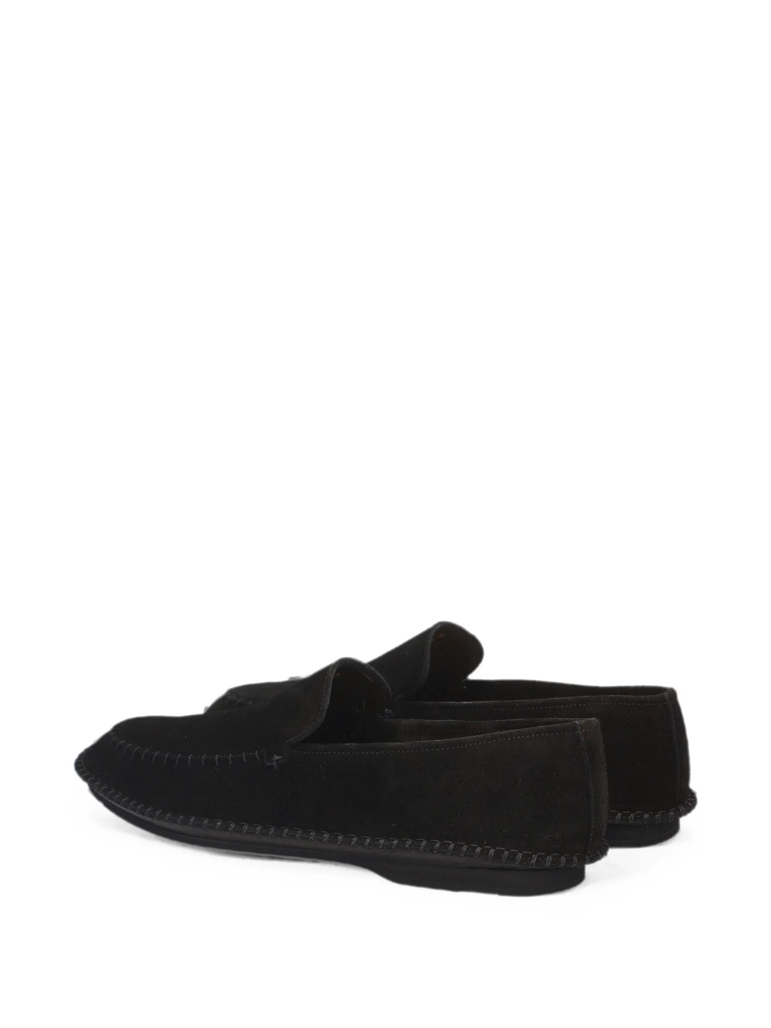 Лоферы Structured suede loafers