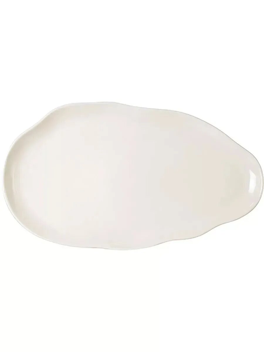 Блюдо овальное Rinart Cream Kayla фарфоровое 27 см