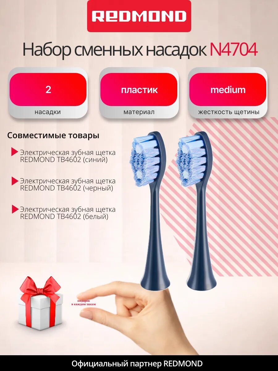 Набор сменных насадок N4704, синий