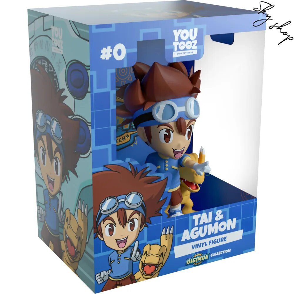 Youtooz фигурка Digimon - Tai & Agumon Коллекционные игрушки