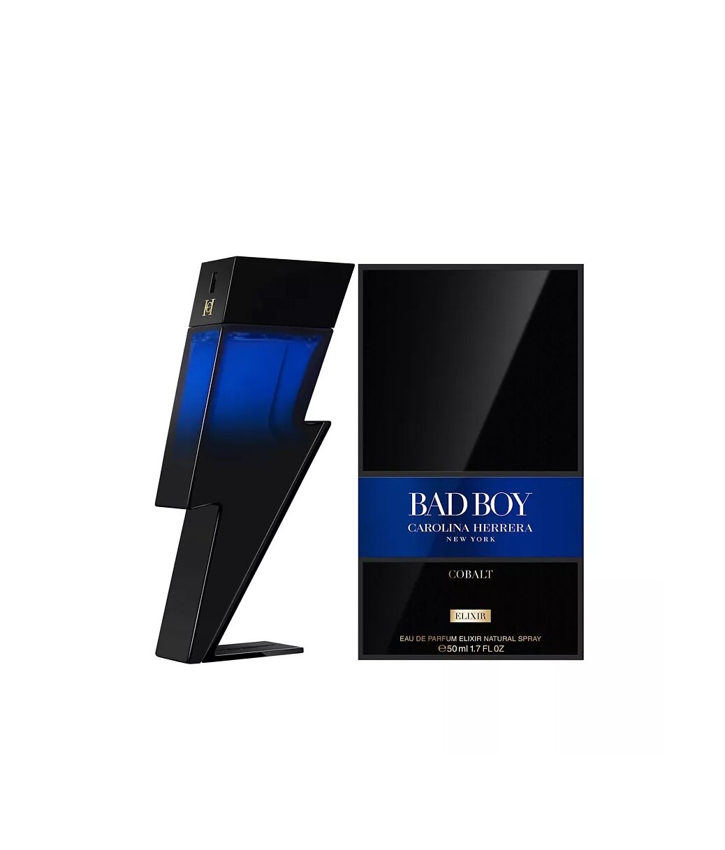 Carolina Herrera Bad Boy Cobalt Elixir 50 мл парфюмерная вода мужская, восточные, древесные
