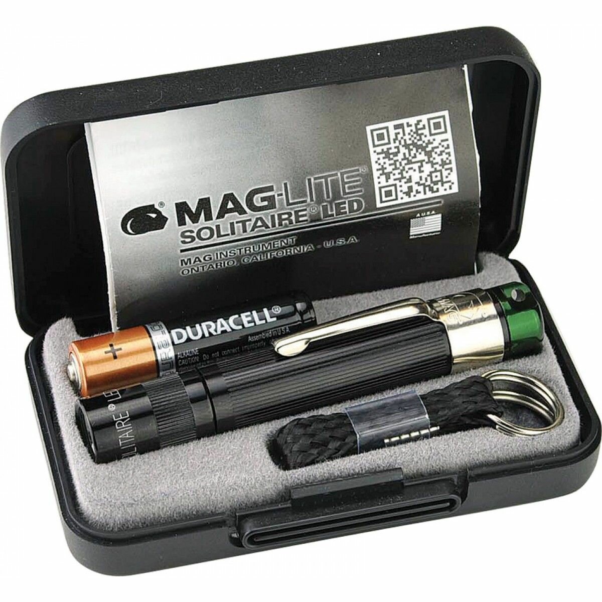 Карманный светодиодный фонарь Maglite Solitaire LED (Green Light)