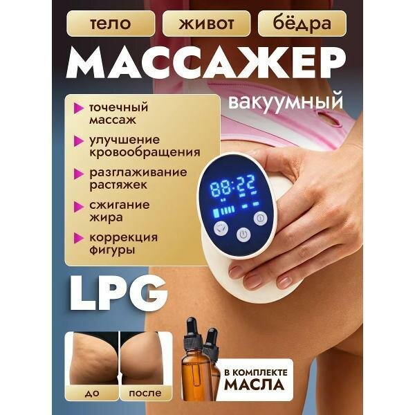 Массажер ручной электрический NemoCam антициллюлитный массажер