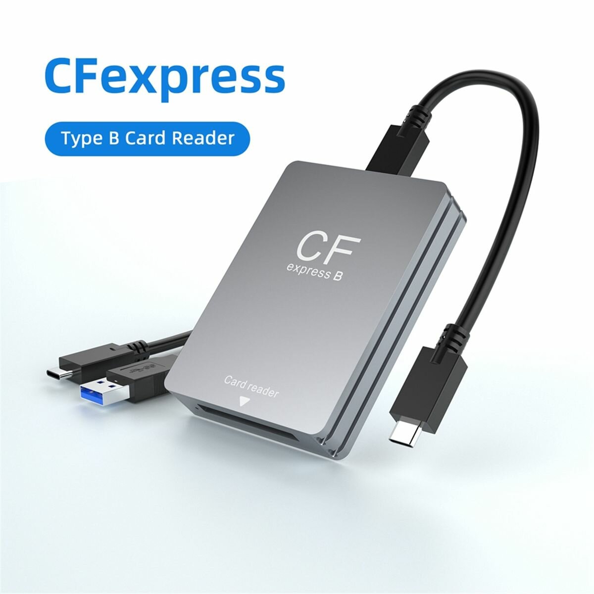 Кардридер CFexpress Type B USB3.2 Gen2 10 Гбит/с — фото 1
