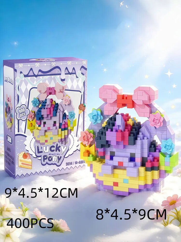 Мини-конструктор, 3D фигурка/игрушка из мультиков,