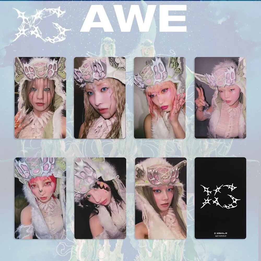 Карточки XG AWE k-pop карточки коллекционные KTOWN4U JURIN Фотокарточки 54 * 86 мм 7 шт