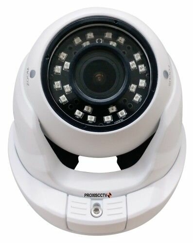 Антивандальная PX-AHD-DGT-H20FS купольная уличная 4 в 1 видеокамера, 1080p, f2.8-12мм