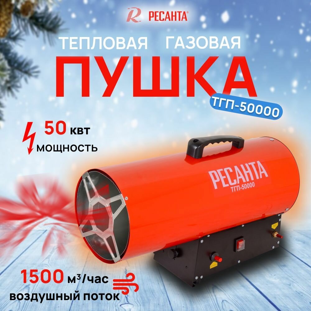 Газовая пушка тепловая ТГП-50000 Ресанта