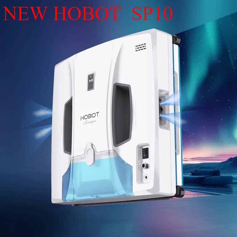 2026 Новый бытовой автоматический артефакт для очистки стекол HOBOT SP10 Ponyo — Робот для мойки окон с дистанционным управлением