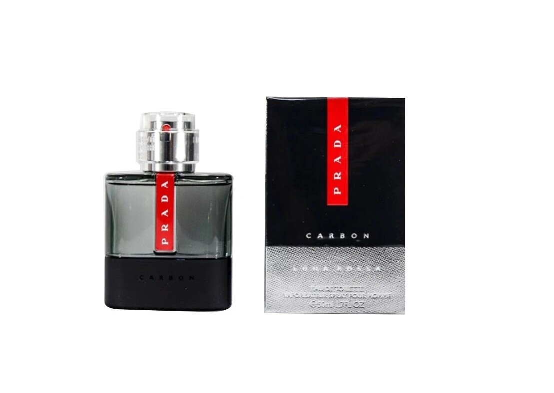 Prada Luna Rossa Carbon 50 мл туалетная вода для мужчин, фужерные.