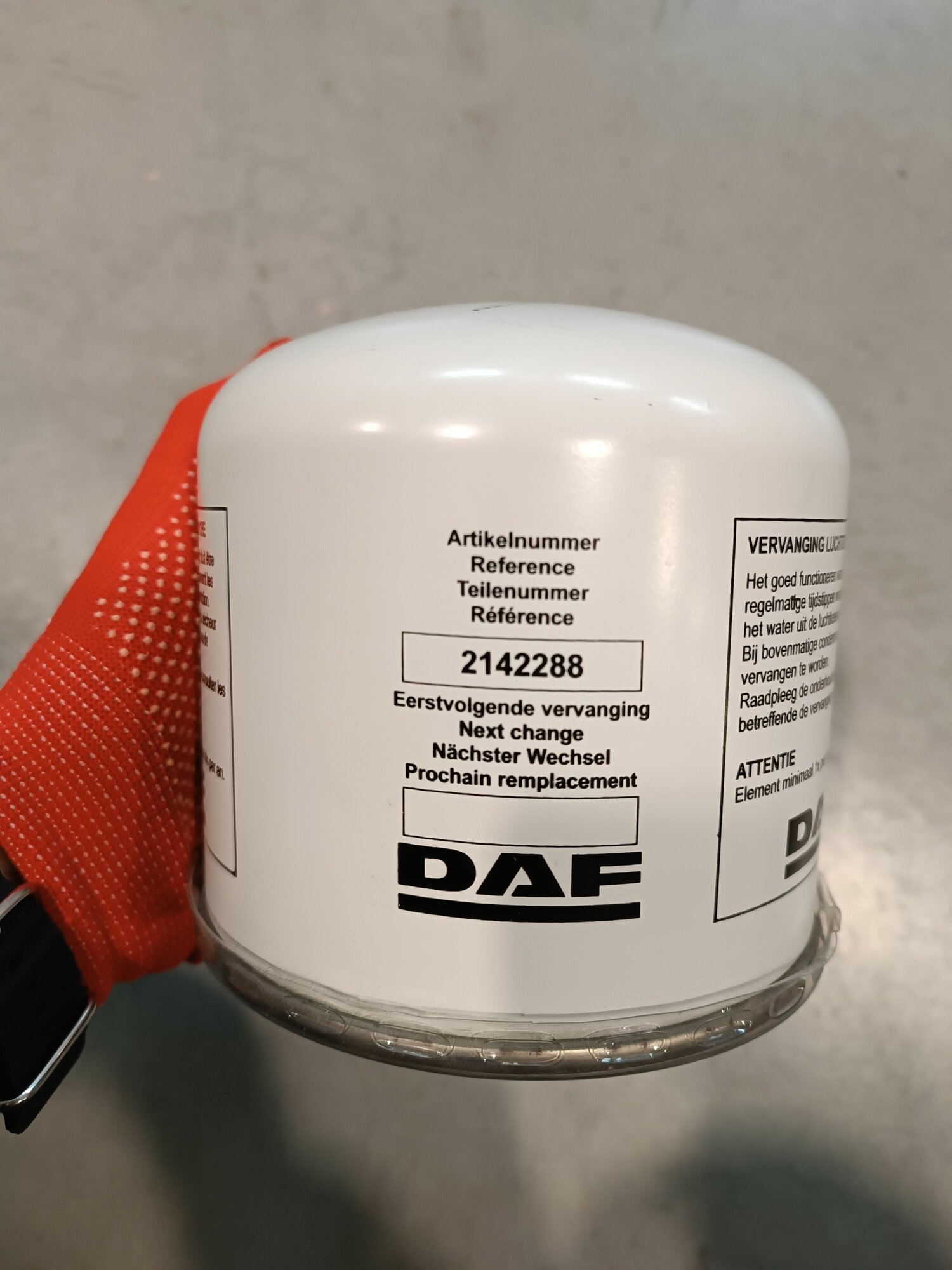 Фильтр осушителя M41x1.5 135 мм DAF CF75. 85. 95. LF45 (4) , арт. 2142288 DAF