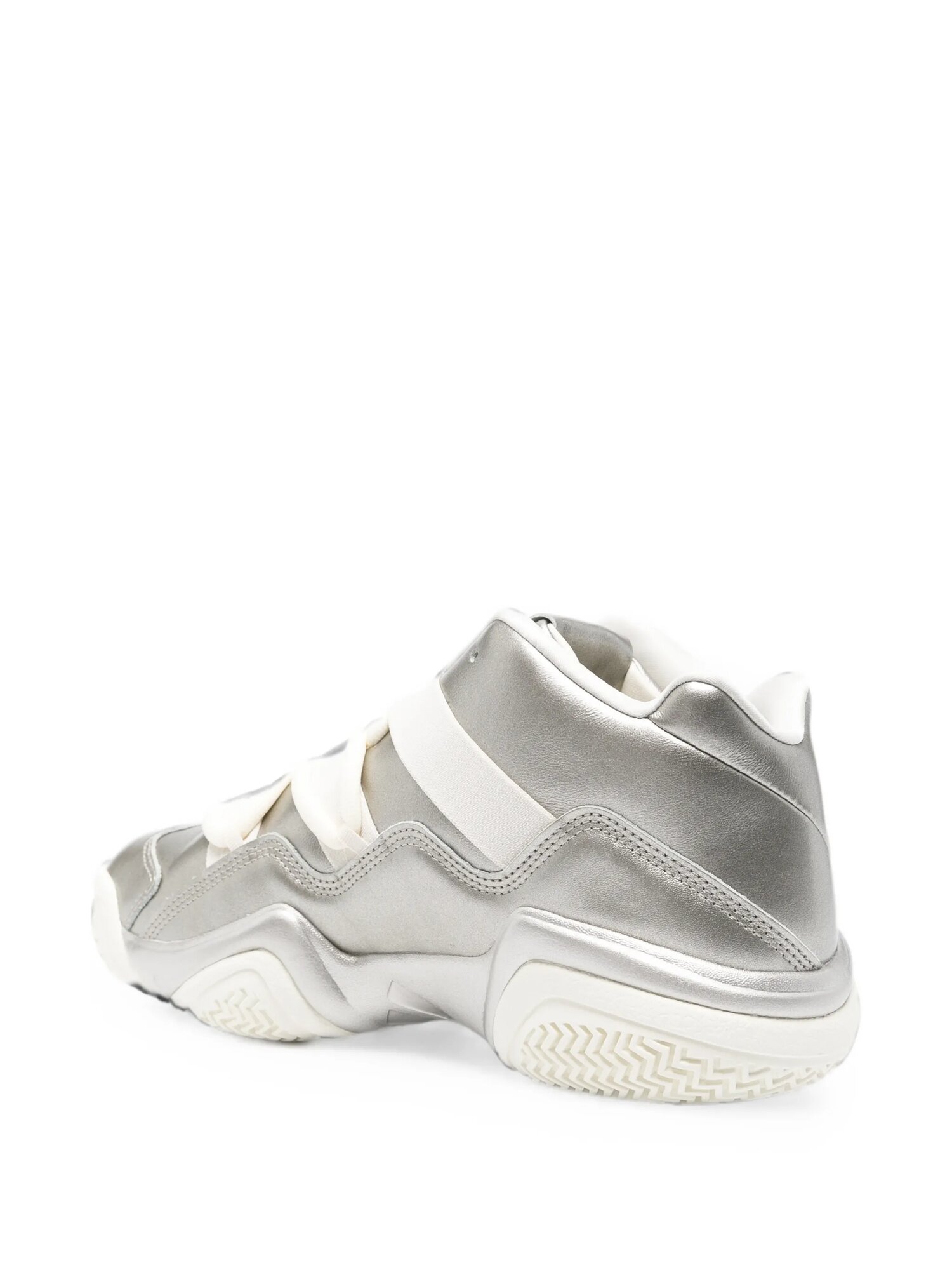 Кроссовки X Adidas Megaball metallic-effect logo-embossed sneakers