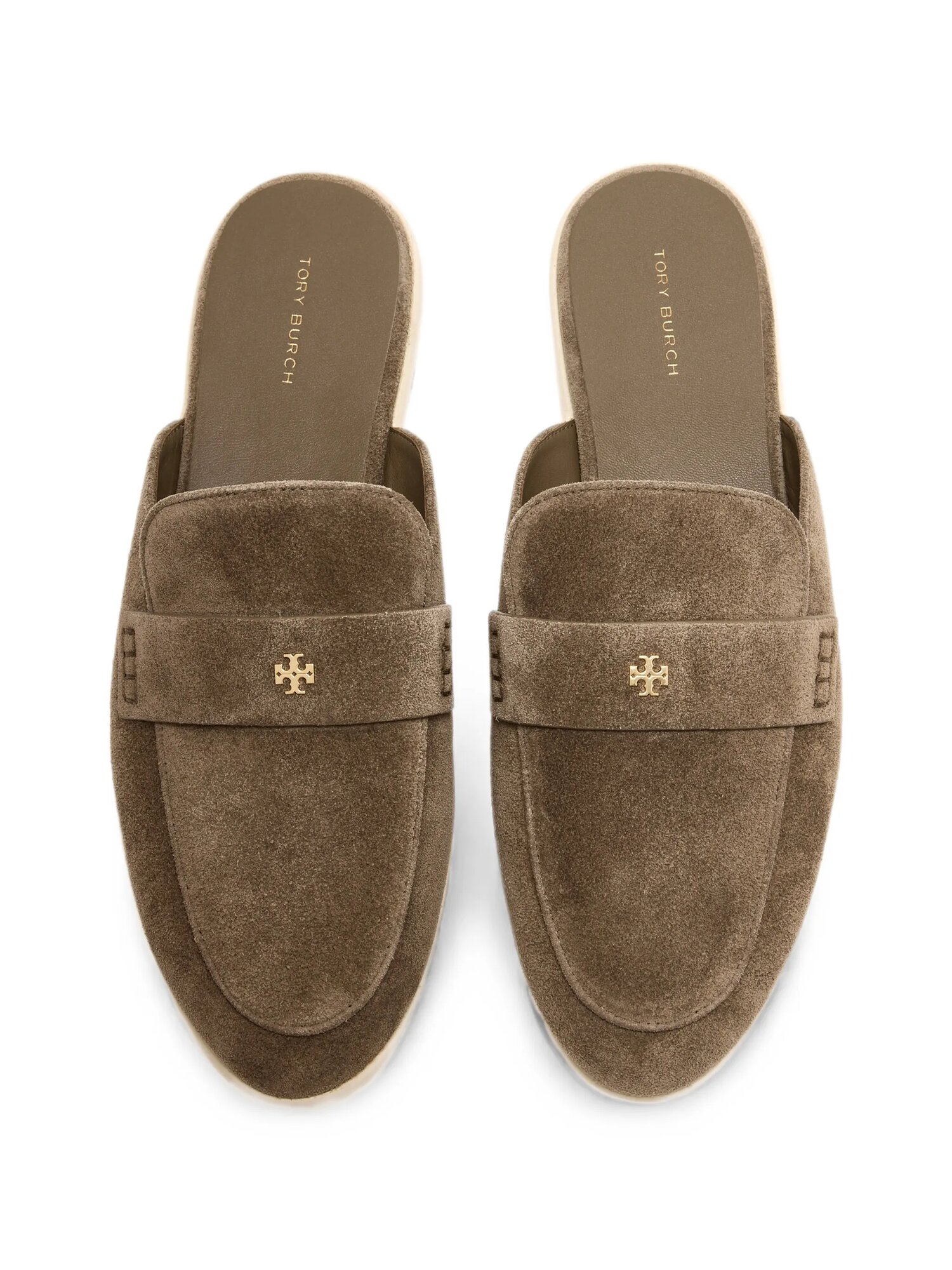 Мюли Tory Burch Suede slip-on mules, размер 14 — фото 1