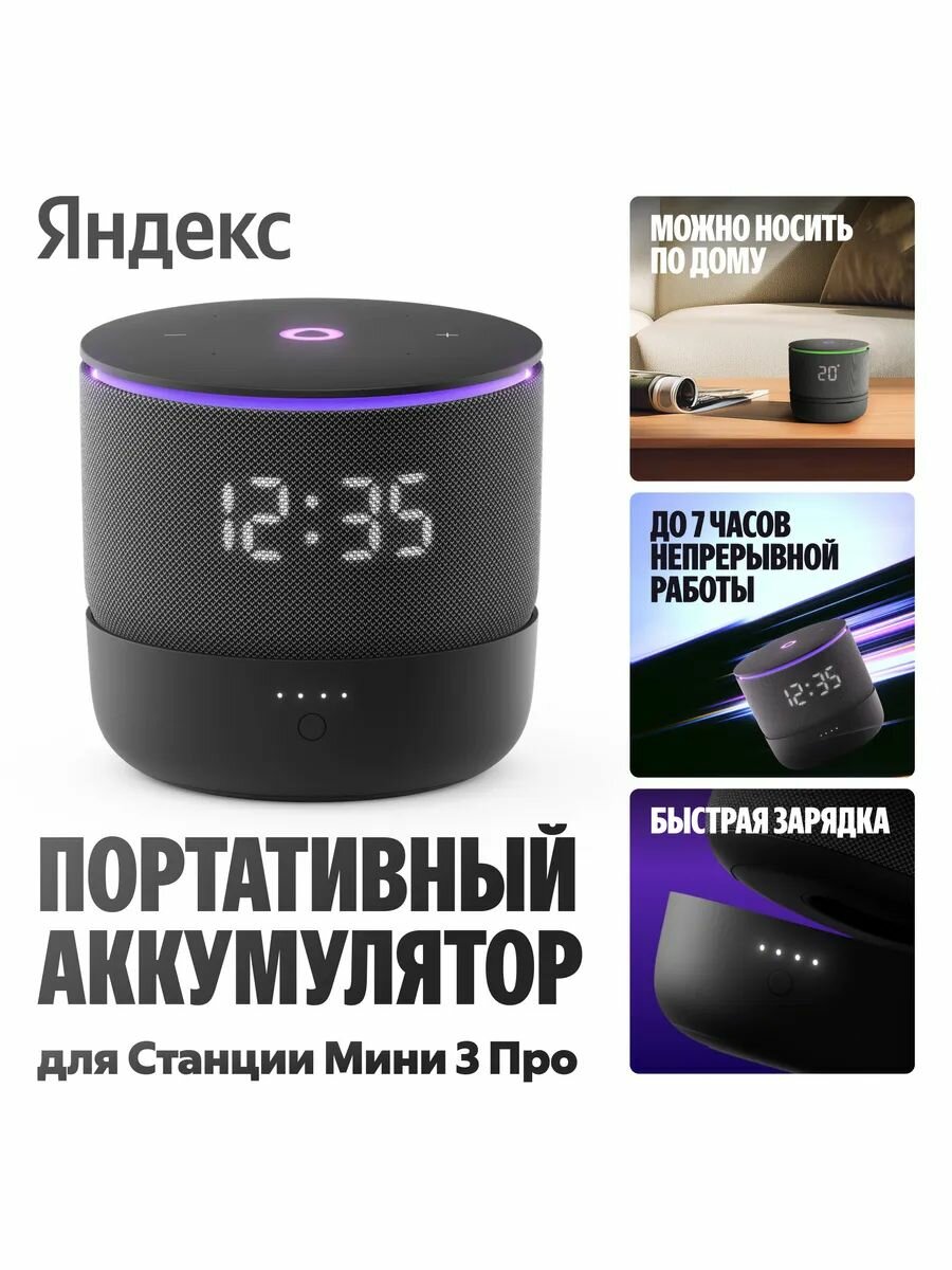 Портативный аккумулятор для Станции Мини 3 Про YNDX-00650BLK