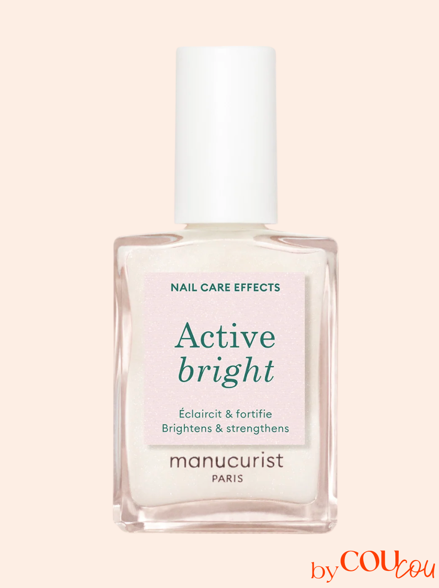 Уходовый лак для ногтей Manucurist Active Bright, 15 мл (естественное осветление и сияние)