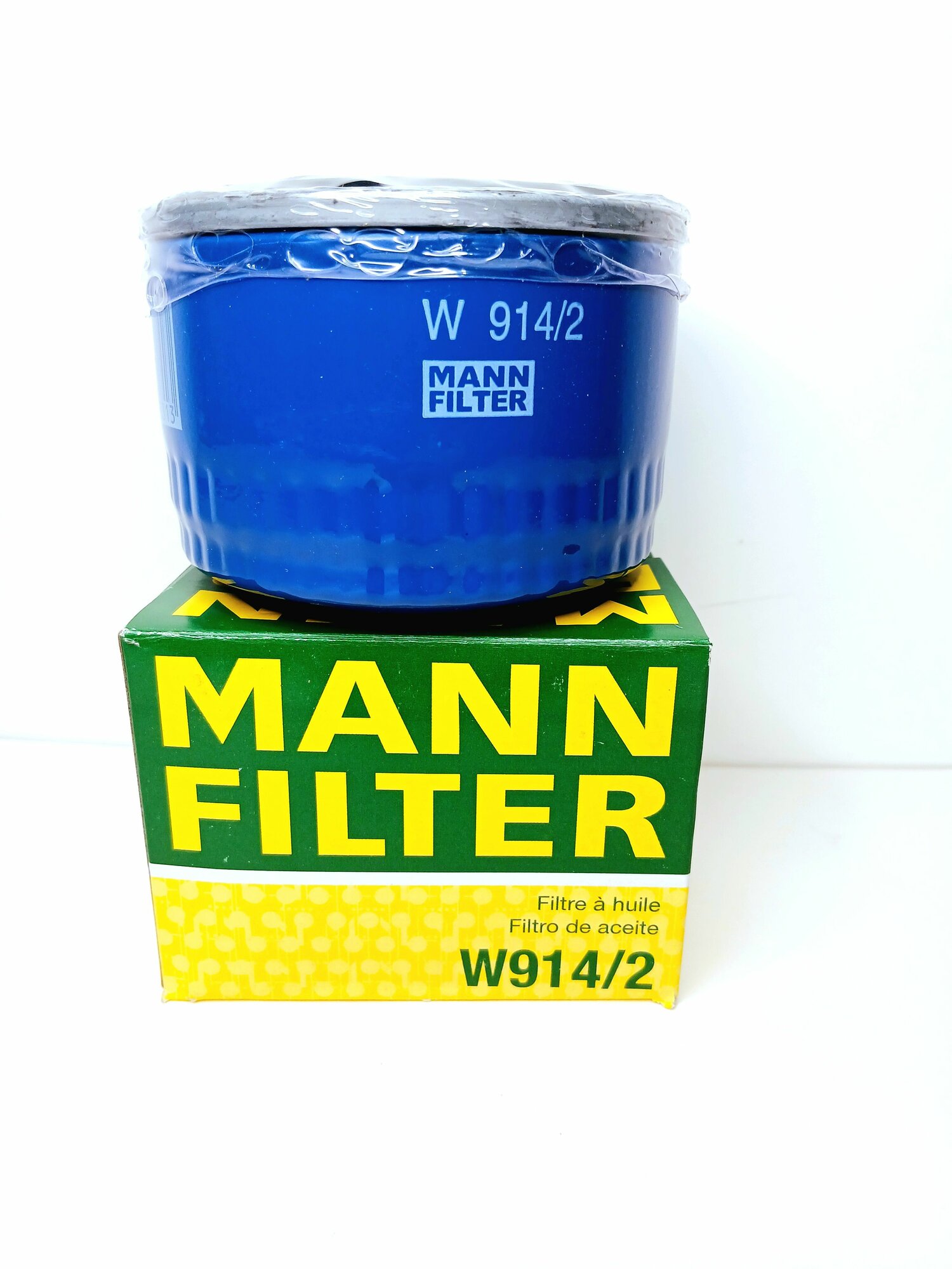 MANN FILTER Фильтр масляный арт. W914/2, 1 шт.