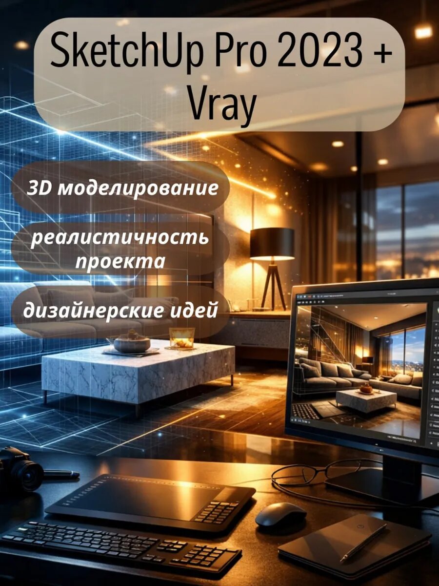 SketchUp Pro 2023 + Vray