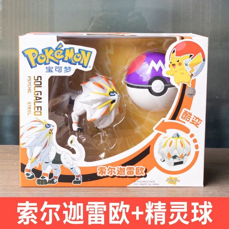 Покемон - Pokemon трансформер в покеболе фигурка Пикачу Бластуаз