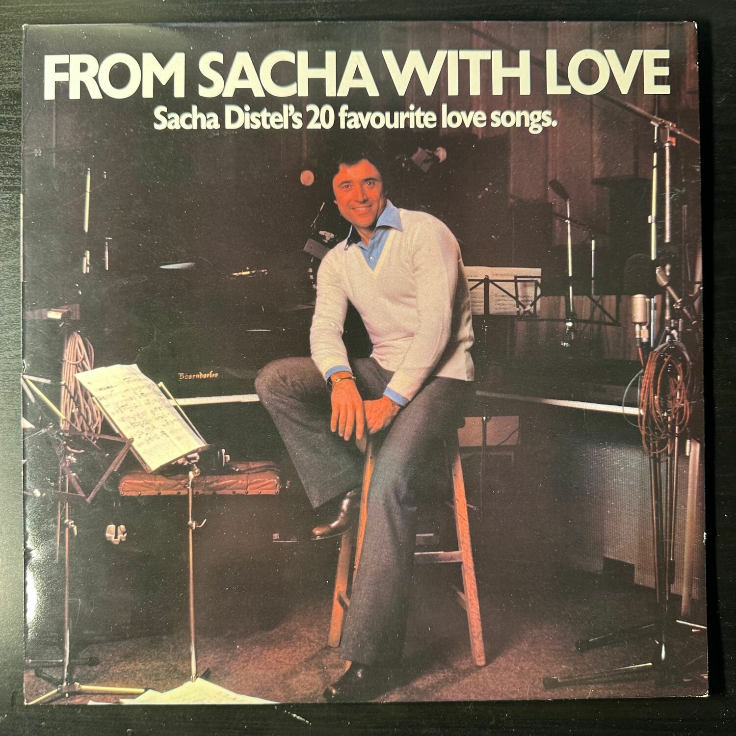 Виниловая пластинка Sacha Distel - From Sacha With Love (Англия 1979г.)