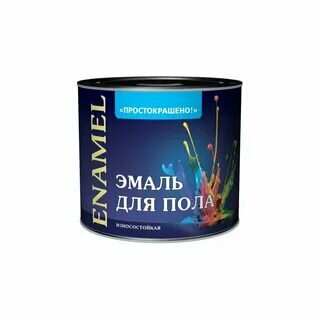 Эмаль для пола Простокрашено желто-коричневая, 0.9 л