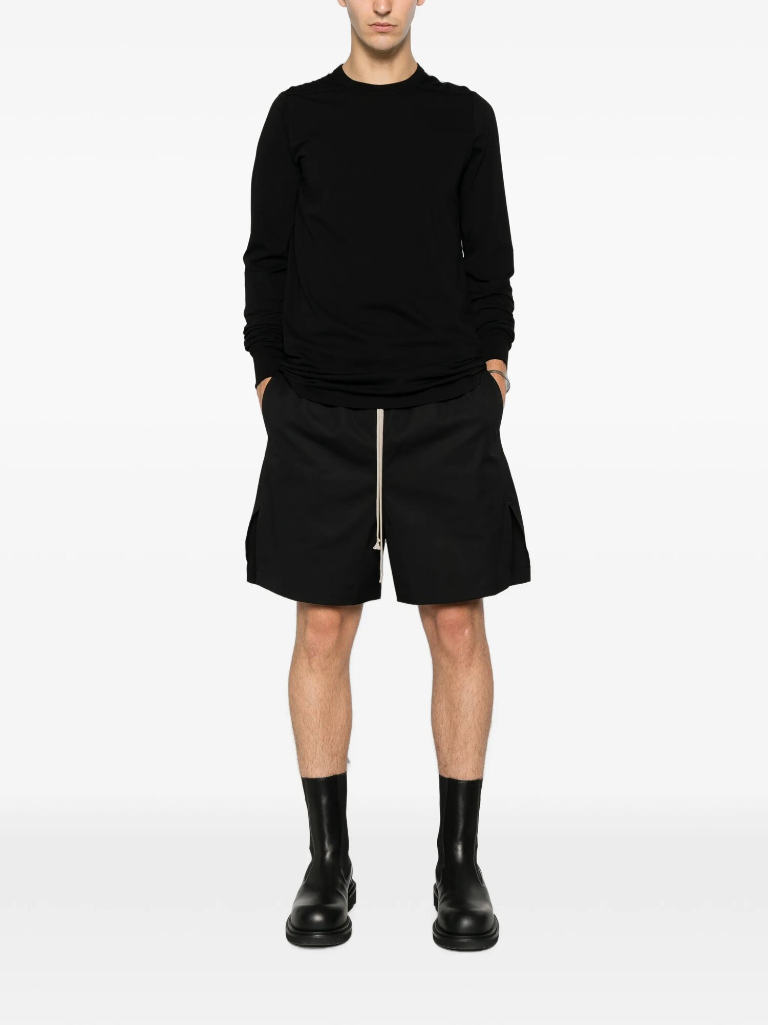 Шорты Rick Owens Boxers drawstring shorts, размер 54, черный — фото 1