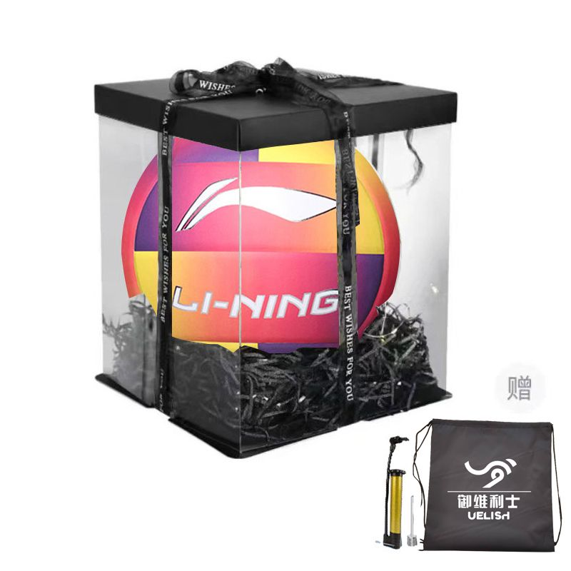 Волейбольный мяч унисекс Li-Ning Pu Размер 5, Фиолетовый Градиент Желтый, 1137712397