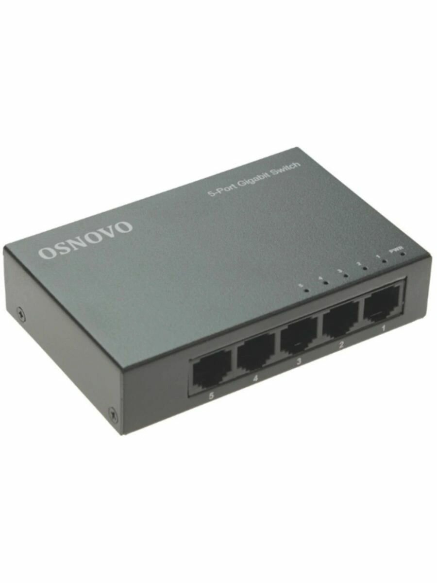 Коммутатор OSNOVO SW-5G, неуправляемый
