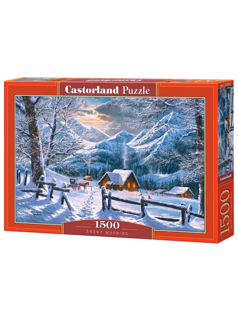 CastorLand Пазл Зимнее утро, 1500 деталей