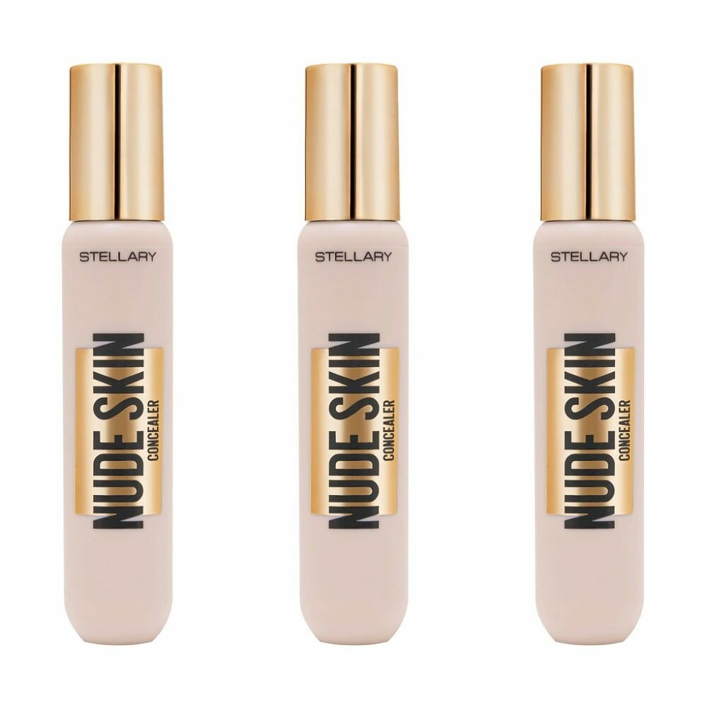 Stellary Кремовый консилер Nude Skin 01 Слоновая кость, 2 мл, 3 шт