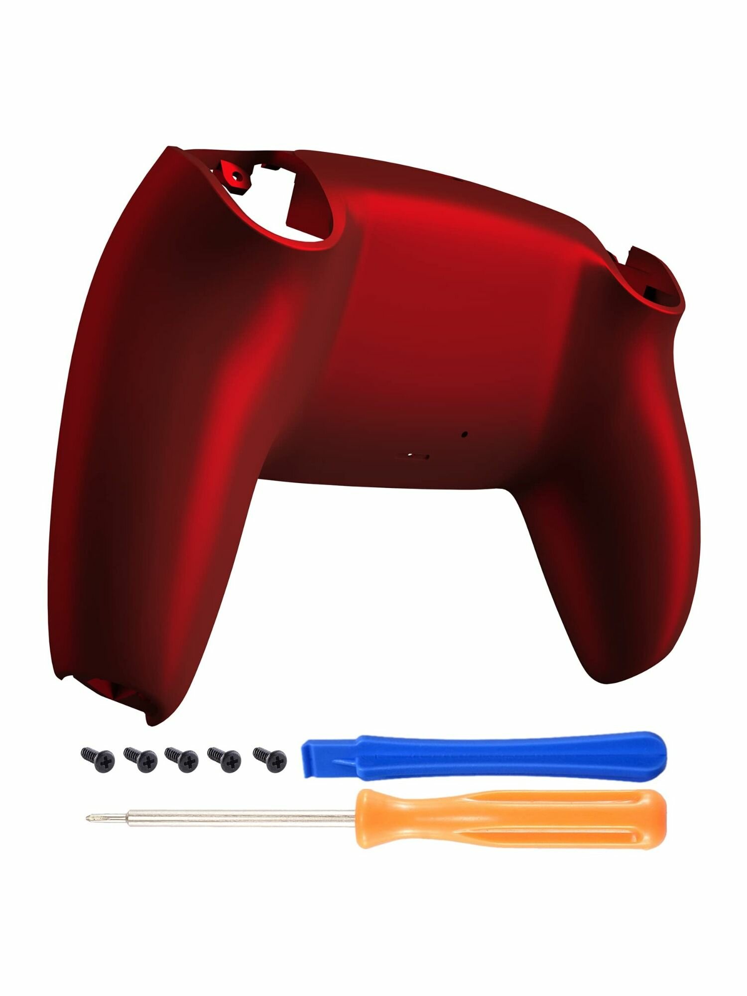 EXtremeRate Сменная задняя панель с Soft Touch для контроллера PS5, улучшает хват, заменяет оригинальную крышку, комфорт в длительных играх