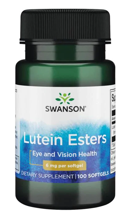 Swanson Lutein Esters 6 mg (Сложные эфиры лютеина 6 мг) 100 мягких капсул (Swanson)